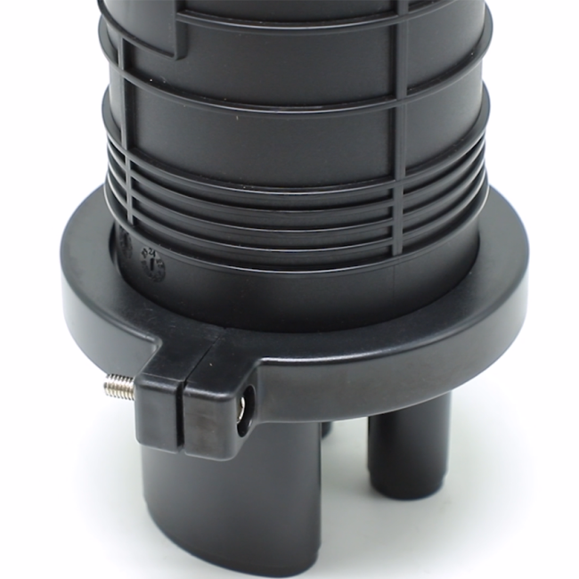 1 Input 2 Output ABS Black Mini Fiber Splice Closure