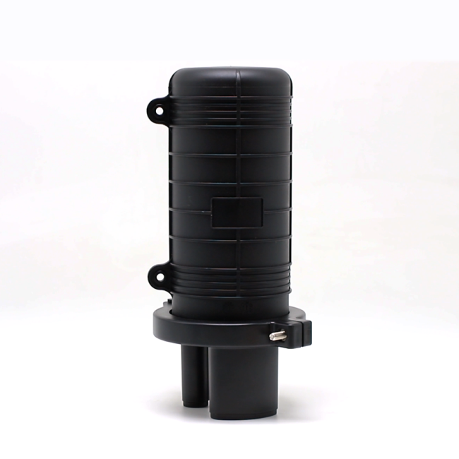 1 Input 2 Output ABS Black Mini Fiber Splice Closure