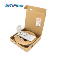 China FTTH Optical Cable Terminal Box 4 Ports SC APC Connector Wall Mount Splice Cassette for sale