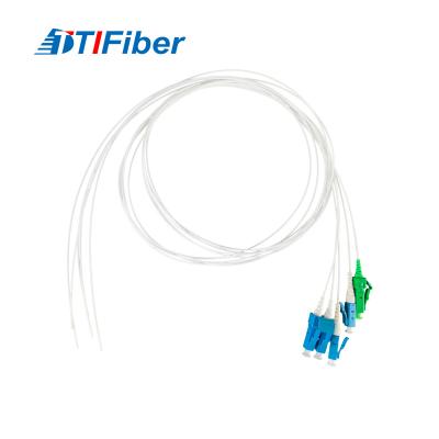 中国 9/125のG652D G657A LSZH繊維のOpicのピグテールの単一モードの二重1m 2m 3m 販売のため