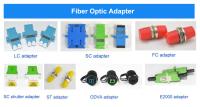 China SC UPC Simplex Duplex Fiber Optic Adapter SM MM Ceramic Sleeve for FTTH for sale
