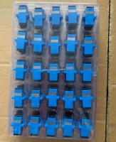 China SC UPC Simplex Duplex Fiber Optic Adapter SM MM Ceramic Sleeve for FTTH for sale
