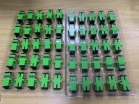 China SC UPC Simplex Duplex Fiber Optic Adapter SM MM Ceramic Sleeve for FTTH for sale