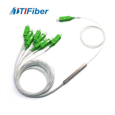 China 1x2 1x4 1x8 1x16 1x32 1x64 Optical PLC Splitter Communication Use for sale
