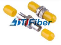 China Simplex Singlemode Fiber Optic Adapter ST/UPC Low Insertion Loss 0.2dB for sale
