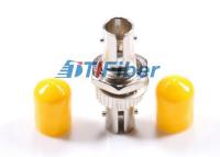 China Simplex Singlemode Fiber Optic Adapter ST/UPC Low Insertion Loss 0.2dB for sale