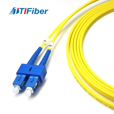 중국 Sc Upc에 대한 광섬유 패치 코드 G652d 9/125 um 단일모드 G657a 스스 2.0 밀리미터 Sc 판매용