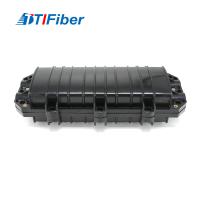 China TTI Fiber Optic Splice Closure Horizontal 460x180x108mm 96 Cores Inline Joint Box for sale