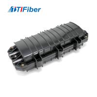 China TTI Fiber Optic Splice Closure Horizontal 460x180x108mm 96 Cores Inline Joint Box for sale