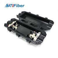 China TTI Fiber Optic Splice Closure Horizontal 460x180x108mm 96 Cores Inline Joint Box for sale