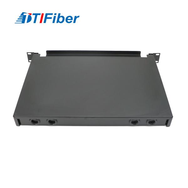Supporto di scaffale a 19 pollici 12 24 scatole di termine del quadro d'interconnessione di fibra dello Sc del porto