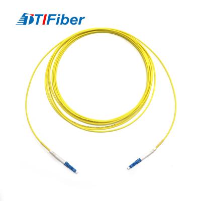 China Simplexverbindungskabel-Monomode- lc-lc Jumper Pvc Lszh Fiber Optic zu verkaufen