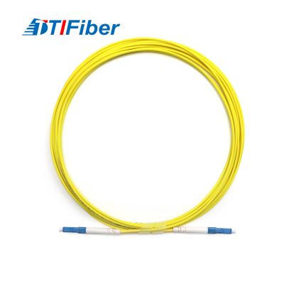 China Simplexverbindungskabel-Monomode- lc-lc Jumper Pvc Lszh Fiber Optic zu verkaufen
