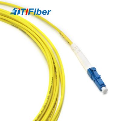 China Simplexverbindungskabel-Monomode- lc-lc Jumper Pvc Lszh Fiber Optic zu verkaufen