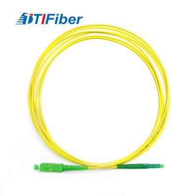 Chine Corde de correction optique unimodale/à plusieurs modes de fonctionnement de fibre de connecteur de simplex/duplex SC/FC/LC/ST/MTRJ/MU/DIN UPC RPA à vendre
