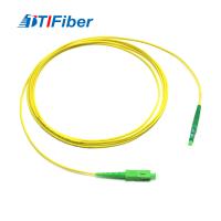 China Fiber Optic Patch Cord Singlemode Multimode LC SC FC ST Simplex Duplex 3.0mm UPC APC 0.1dB Insertion Loss for sale