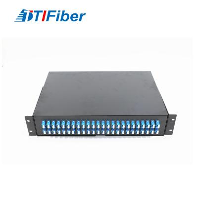 Cina I centri a fibra ottica della scatola 48 di termine del quadro d'interconnessione del supporto di scaffale FTTH in vendita