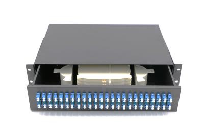 Cina Supporto di scaffale che impiomba lo Sc di LC a fibra ottica del duplex della scatola terminale in vendita