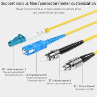 China Singlemode Simplex Duplex Fiber Optic Patch Cord 2.0mm 3.0mm LC SC FC ST APC for sale