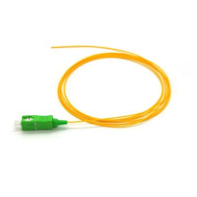 China LC SC ST FC PC UPC APC Fiber Optic Pigtail Simplex Singlemode SM 0.9mm Patch Cord for sale