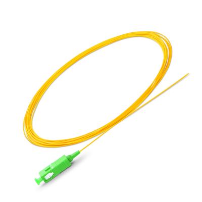 China LC SC ST FC PC UPC APC Fiber Optic Pigtail Simplex Singlemode SM 0.9mm Patch Cord for sale