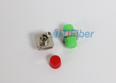 China FC / APC Square Type Fiber Optic Adapter For Network , Singlemode Duplex Fibre Optic Adapter for sale
