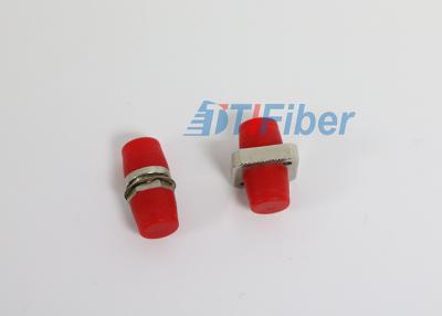 China FC / APC Square Type Fiber Optic Adapter For Network , Singlemode Duplex Fibre Optic Adapter for sale