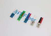 China Multimode Duplex LC Fiber Optic Cable Connector 125um for FTTX Network for sale