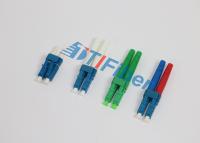 China Multimode Duplex LC Fiber Optic Cable Connector 125um for FTTX Network for sale