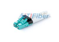 China Multimode Duplex LC Fiber Optic Cable Connector 125um for FTTX Network for sale