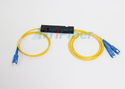 Cina SC/APC giallo 1 x separatore di fibra ottica 2 con il cavo a fibre ottiche di 3.0mm G657A in vendita