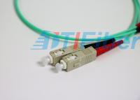 China SC / UPC Fiber Optic Patch Cord Multimode / FTTH Network optical patch cord for sale