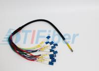 China 12 Core FTTX Fiber Optic Pigtail Multimode 50/125um for Patch Panel for sale