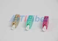 China LC Single Mode Fiber Optic Adapter Flange Coupling Low Insertion Loss 0.2dB for sale