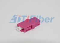 China LC PC Multimode FTTH Fiber Optic Adapter Low Insertion Loss 0.3dB Ceramic Sleeve for sale