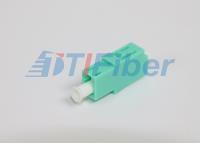 China LC PC Multimode FTTH Fiber Optic Adapter Low Insertion Loss 0.3dB Ceramic Sleeve for sale
