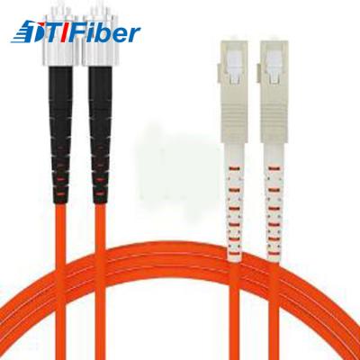 China FC LC ST SC MPO Fiber Optic Patch Cord SM MM SX DX Multi core for sale