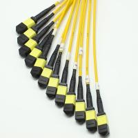 China 1M MPO Fanout Cable 144F SM G657A1 MPO APC to MPO APC Breakout Fiber Optic Patch Cord for sale