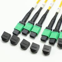 China 1M MPO Fanout Cable 144F SM G657A1 MPO APC to MPO APC Breakout Fiber Optic Patch Cord for sale