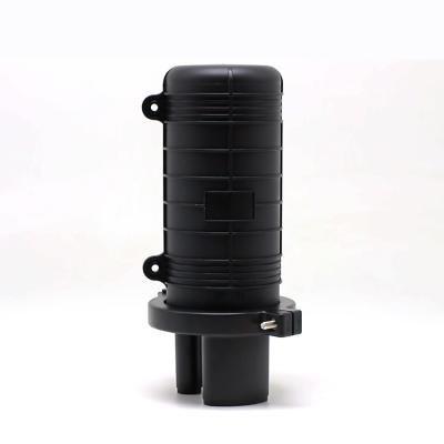 China Glasfaserbox 2 Eingang 2 Ausgang 12 Kern 24 Kern 36 Kern Schwarzfaser Splice Schließung zu verkaufen