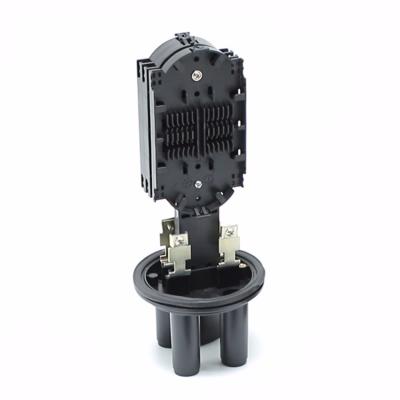 China Glasfaserbox 2 Eingang 2 Ausgang 12 Kern 24 Kern 36 Kern Schwarzfaser Splice Schließung zu verkaufen