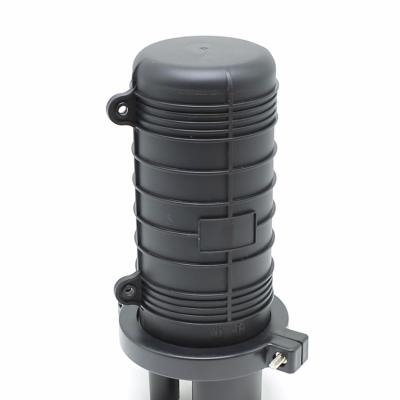 China Glasfaserbox 2 Eingang 2 Ausgang 12 Kern 24 Kern 36 Kern Schwarzfaser Splice Schließung zu verkaufen