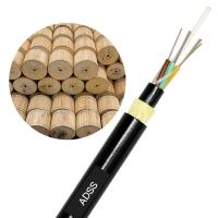China ADSS Aerial Self Supporting Fiber Optic Cable 2-144 Core G652D Single Mode Outdoor for sale