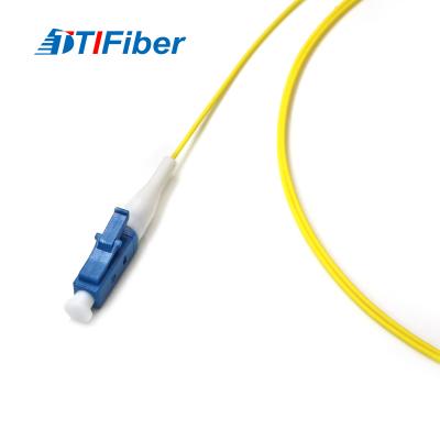 China LC APC Single Mode Simplex G652D Fiber Optic Cable Network Communication Patch Cord for sale