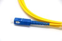 China G652D Single Mode Fiber Optic Patch Cable Simplex SC/UPC 2.0mm PVC 1m for sale