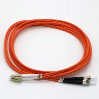 China Singlemode Multimode Fiber Optic Patch Lead Duplex LC SC FC ST Connector 0.3dB Insertion Loss for sale