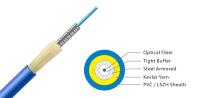 China Indoor Armoured Fiber Optic Patch Cord Singlemode 3.0mm Cable for Network for sale