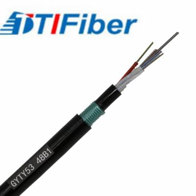 Direct Buried Armored Outdoor Multimode Fiber Patch Cord GYTY53 2-288 Cores