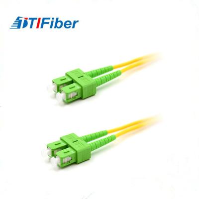 Chine Type optique perte de PVC LSZH OFNR OFNP de corde de correction de fibre de duplex de Sc de rendement élevé à vendre