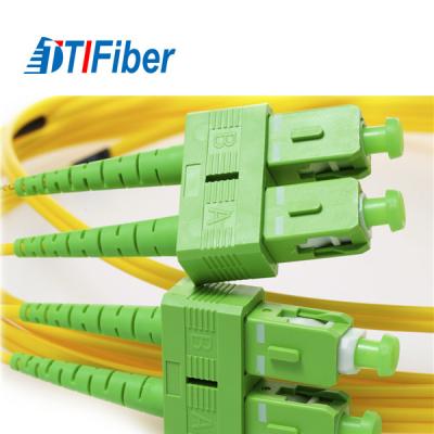 Chine Type unimodal/à plusieurs modes de fonctionnement de fibre de corde de correction optique durable de PVC LSZH OFNR OFNP à vendre